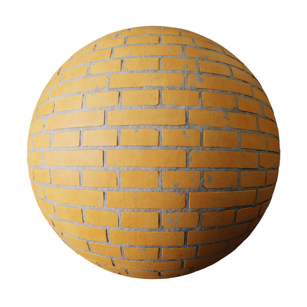 Wall painted bricks | FREE bricks materials | BlenderKit