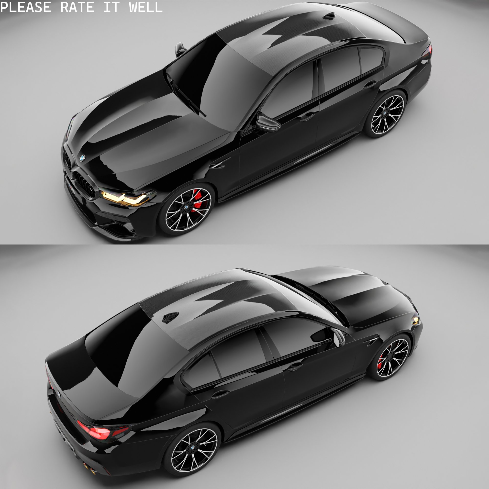 BMW M5 Competition F90 2021 | Race Cars models | BlenderKit