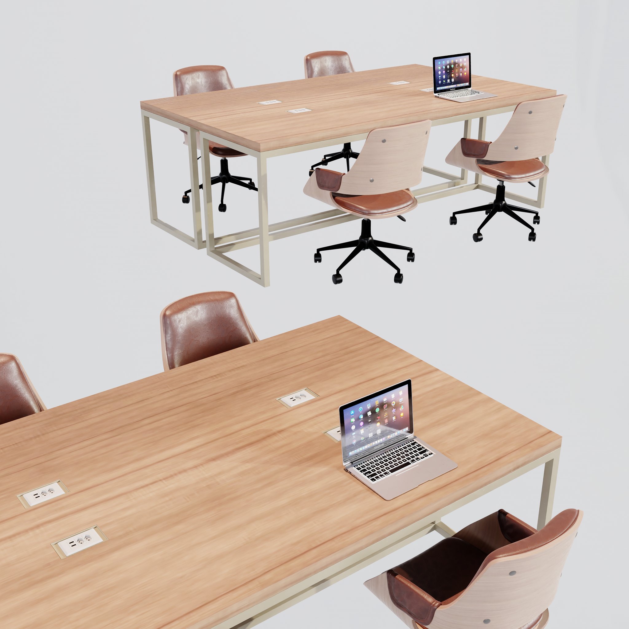 Cowonking Table 2 | Desks models | BlenderKit