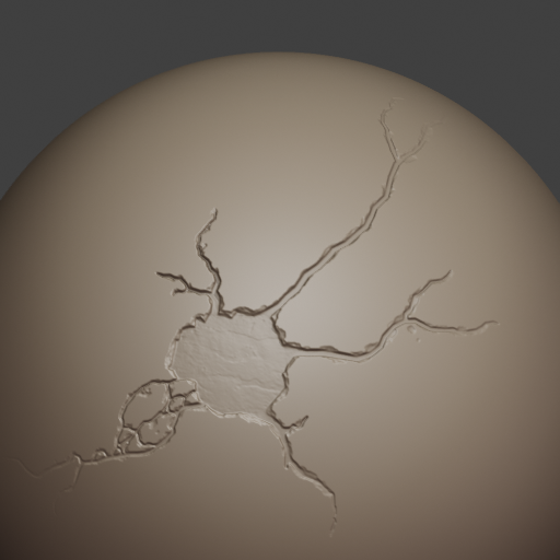 Wall crack multiple | crack brushes | BlenderKit