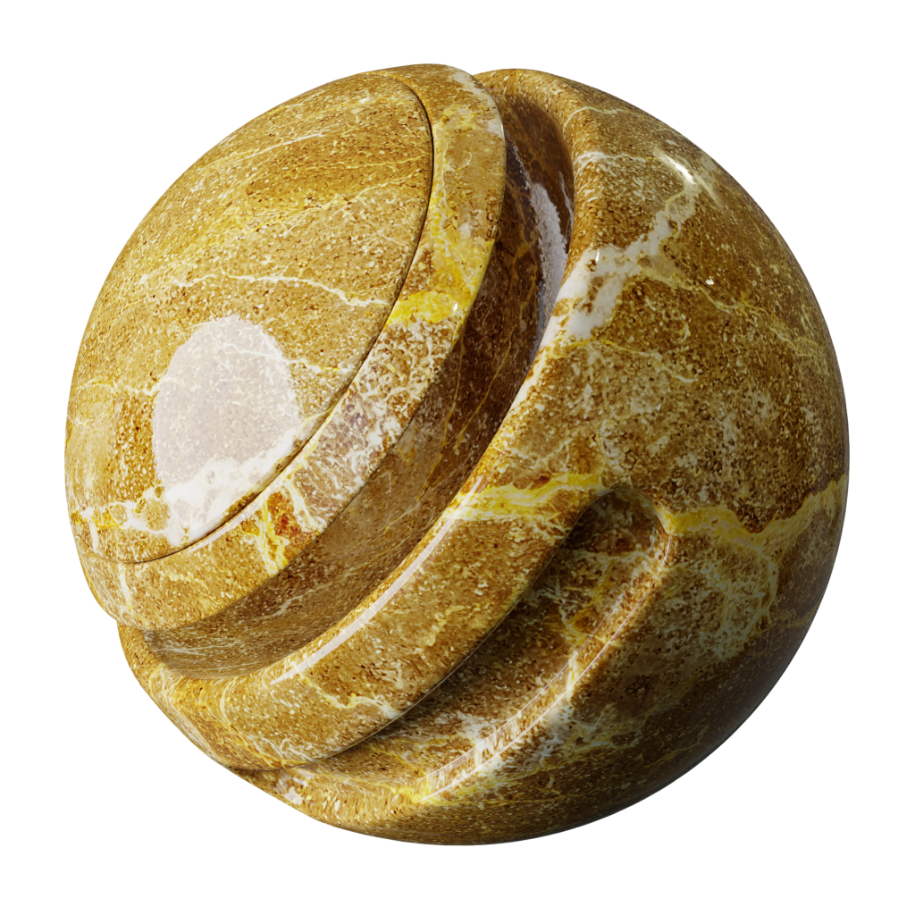 Golden Marble | FREE marble materials | BlenderKit