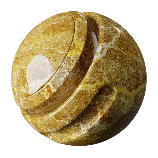 Golden Marble | FREE marble materials | BlenderKit