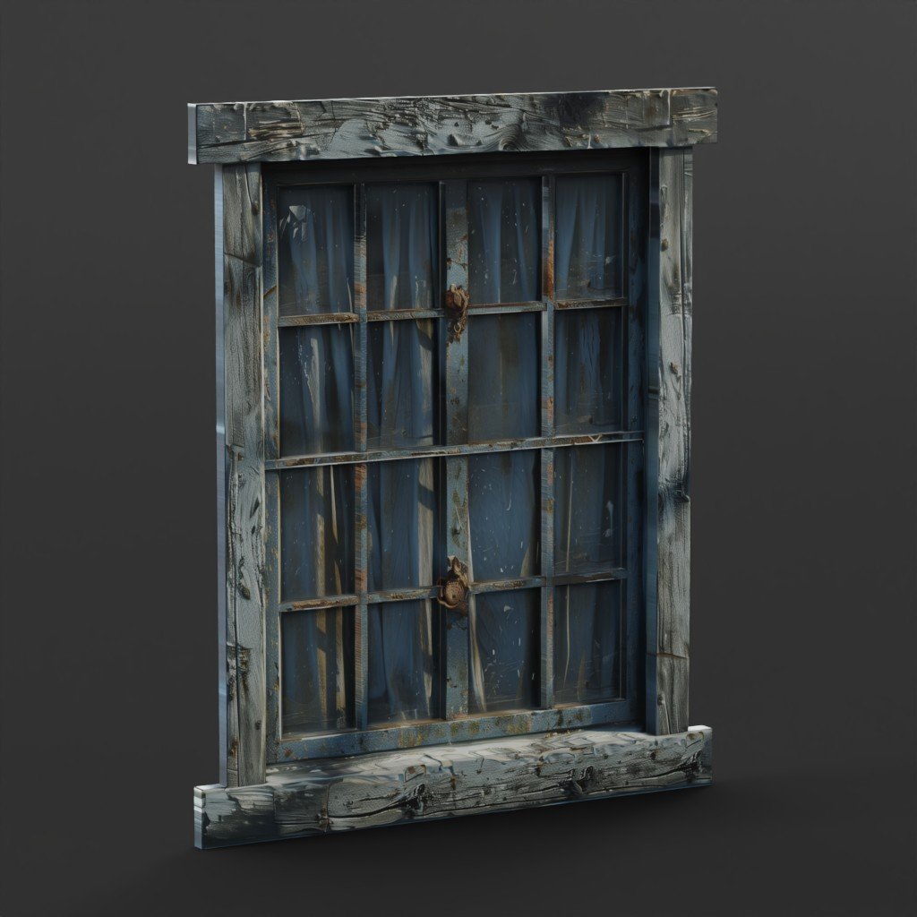 Old window - T - 81 | Windows models | BlenderKit