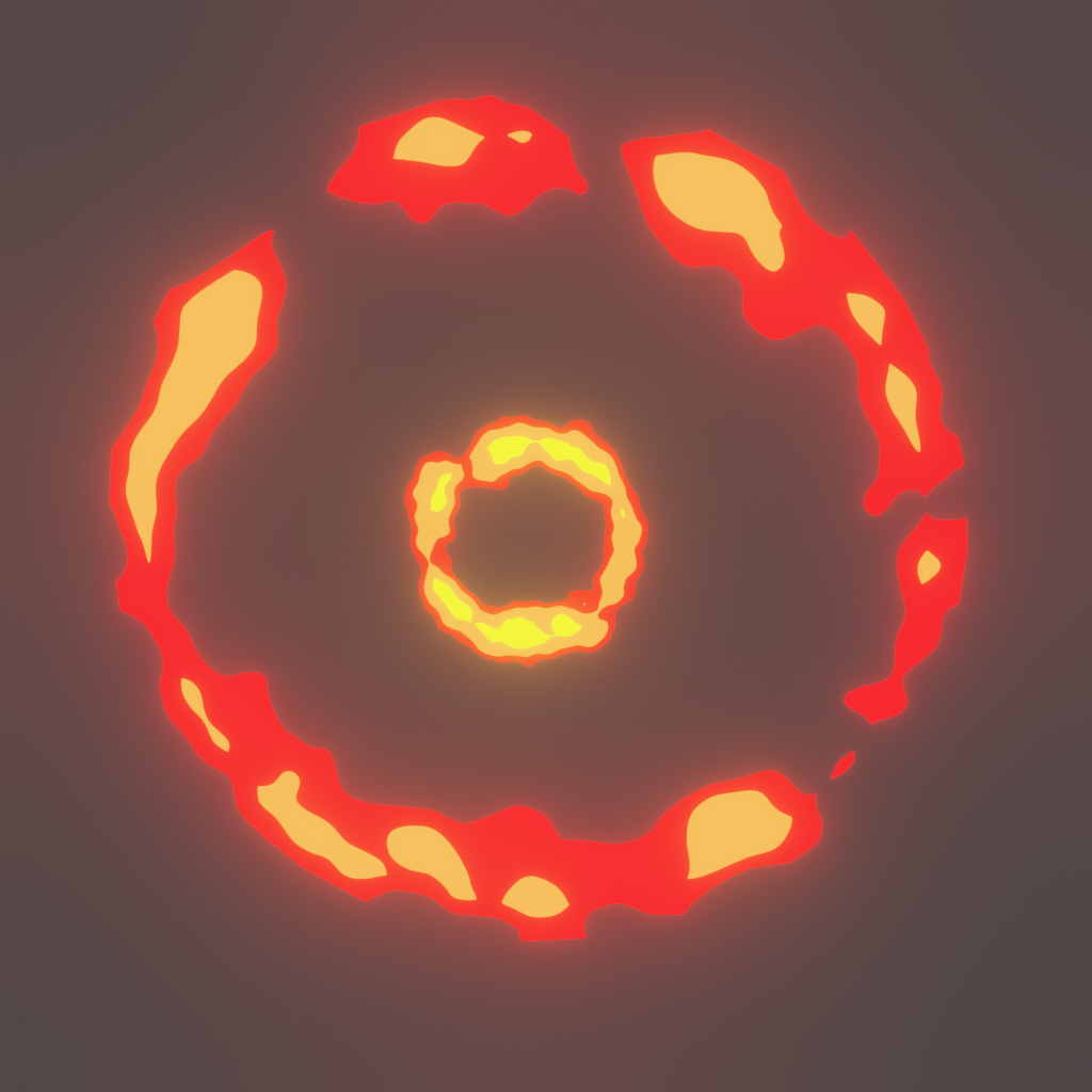 Hit ring flame fx | FREE fx materials | BlenderKit