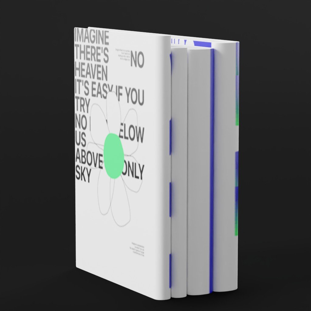 Assorted of Design Book Set | FREE Books models | BlenderKit