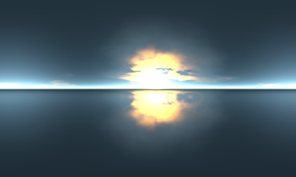 Dark Horizon Ocean Sunset | Nature HDRis | BlenderKit