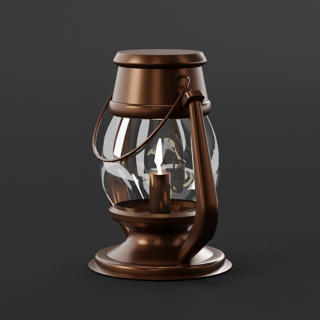 Lantern | FREE Industrial Lights models | BlenderKit