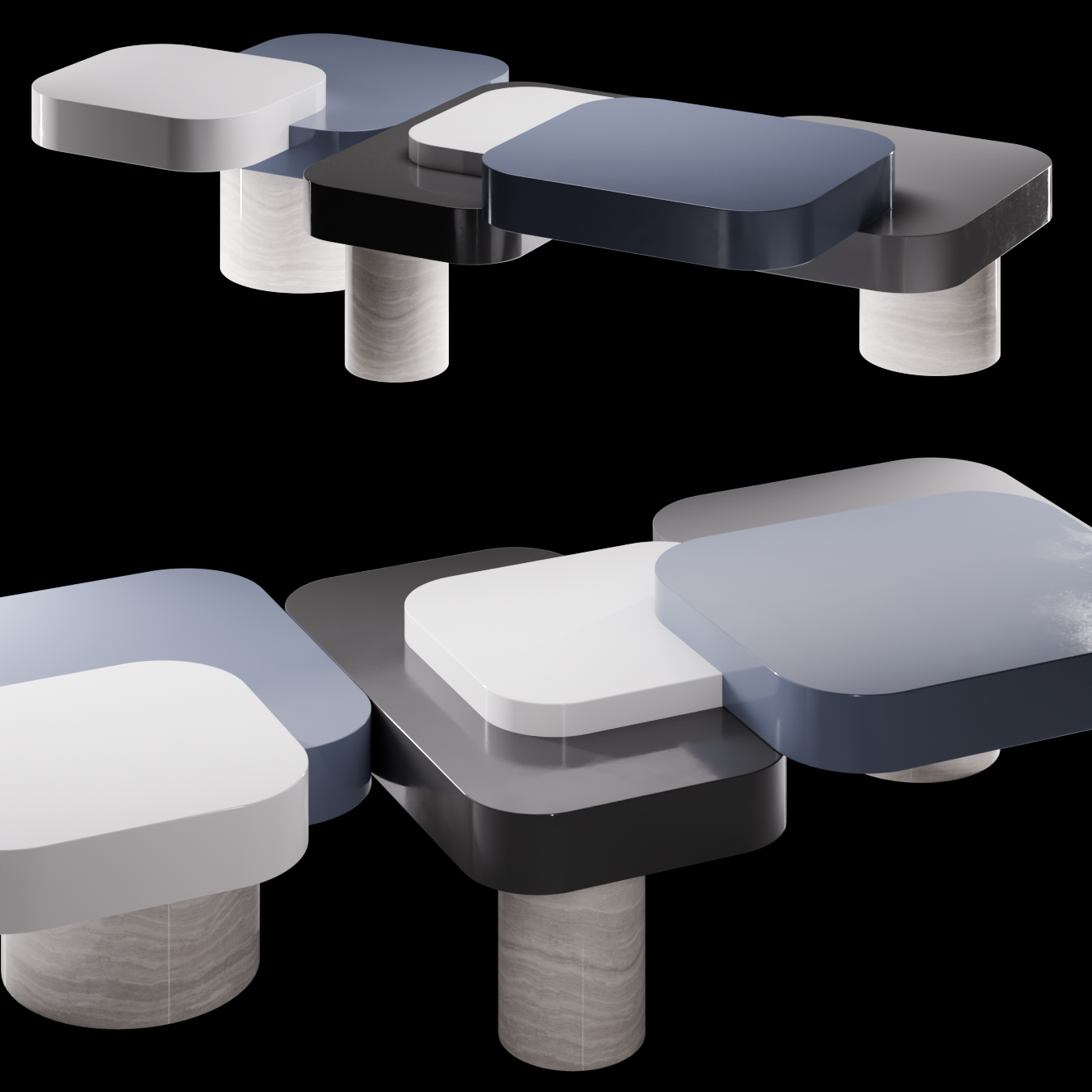 Petricore Coffee Table | FREE Tables models | BlenderKit