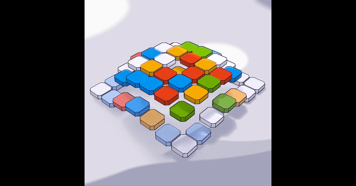 Isometric Stylized Colorful Tile 2D Grid | Cartoon scenes | Blendkit