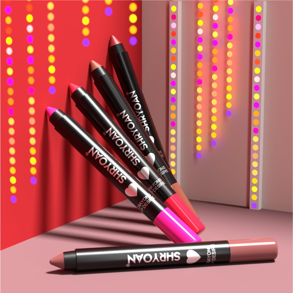 Lip crayon lipstick prodcut mockup | Mockup scenes | BlenderKit