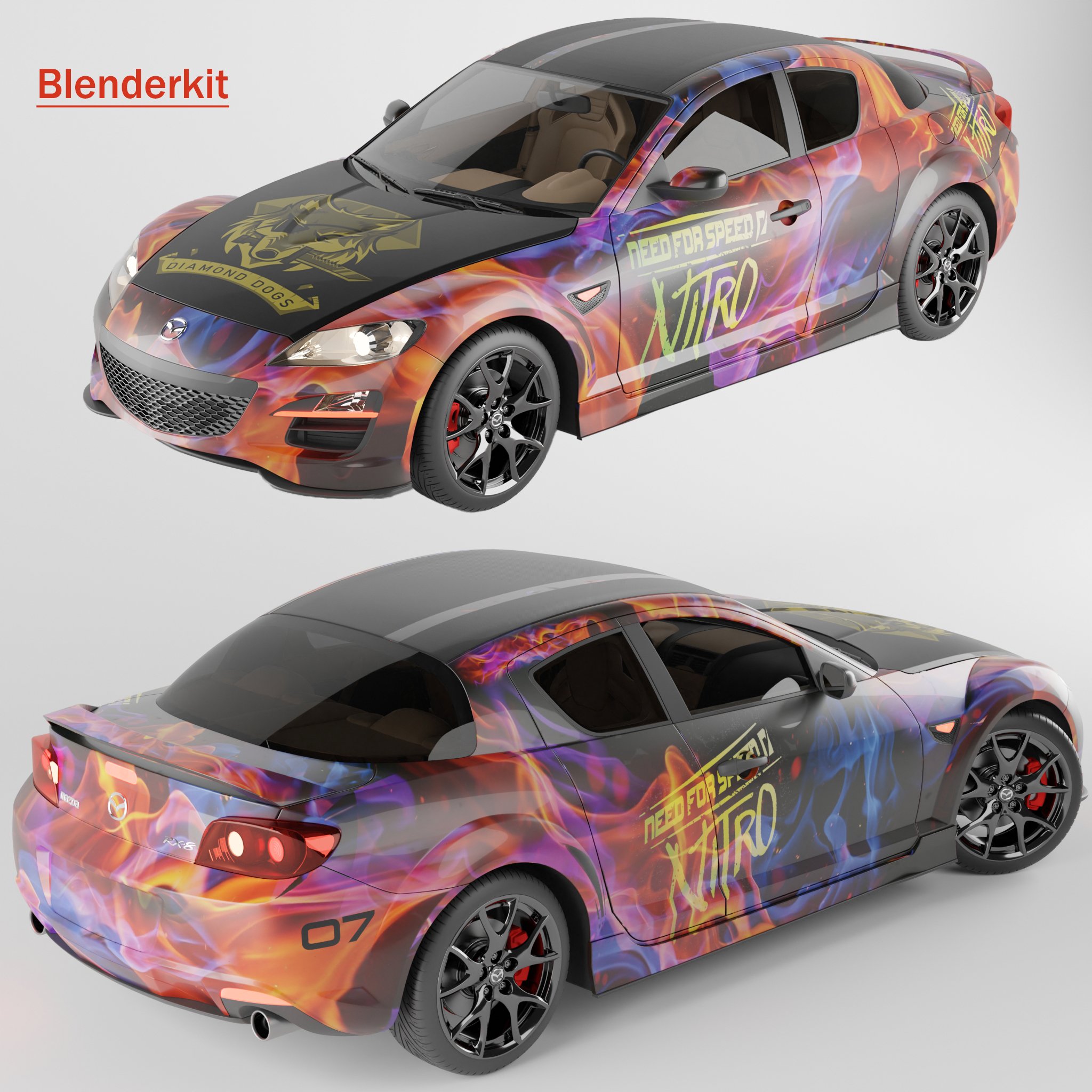 Sport car | Race Cars models | BlenderKit