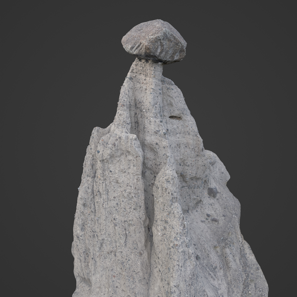 Hoodoo Rock Formation Photoscan | FREE Environment Elements models ...