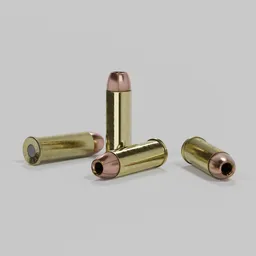 44magnum bullet | FREE Historical Weapons models | BlenderKit