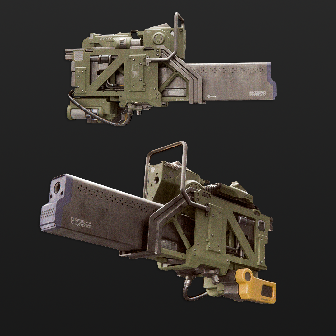 Bazoka | FREE Sci-Fi Weapons models | BlenderKit