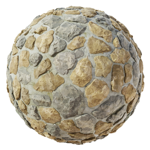 Splitface Stone Veneer | FREE stone materials | BlenderKit