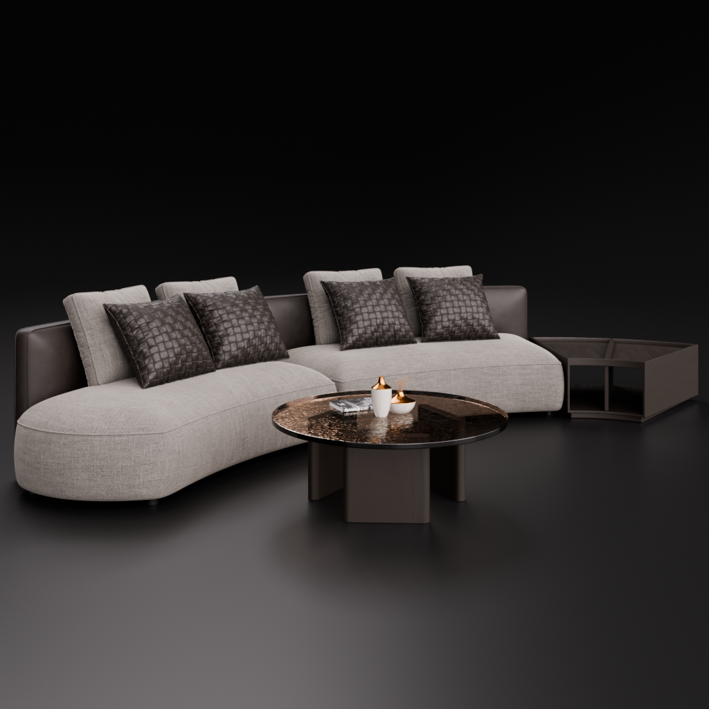 Sofa Rosè | Sofas models | BlenderKit