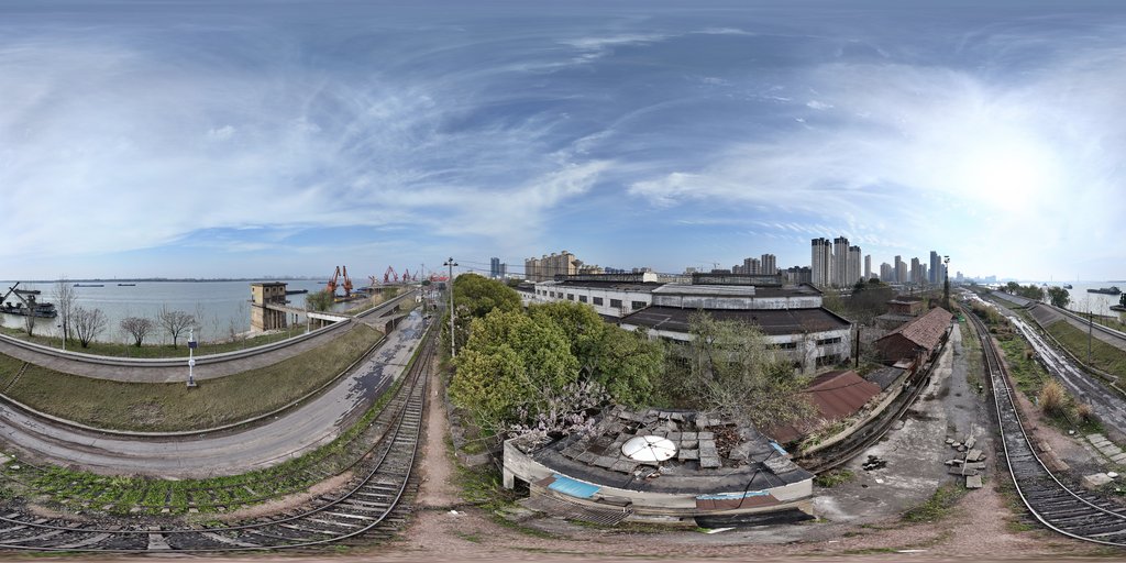 Pier high altitude 3 | FREE Urban Elements HDRis | BlenderKit