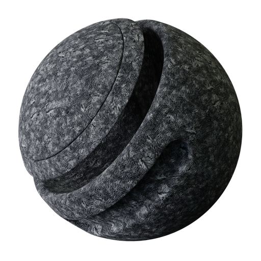 Silver fur | FREE animal materials | BlenderKit