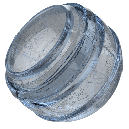 Pulegoso Bottle Glass 04 | FREE 3D glass materials | BlenderKit