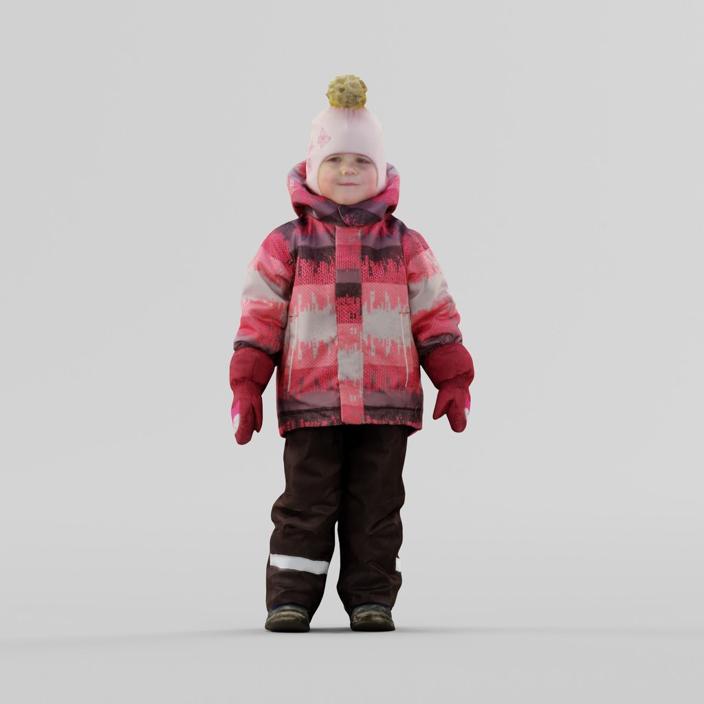 Chibi base | FREE Children models | BlenderKit