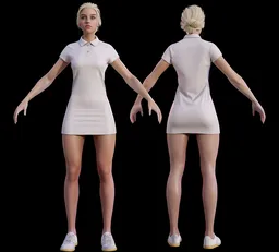 Sporty Girl | Women models | BlenderKit