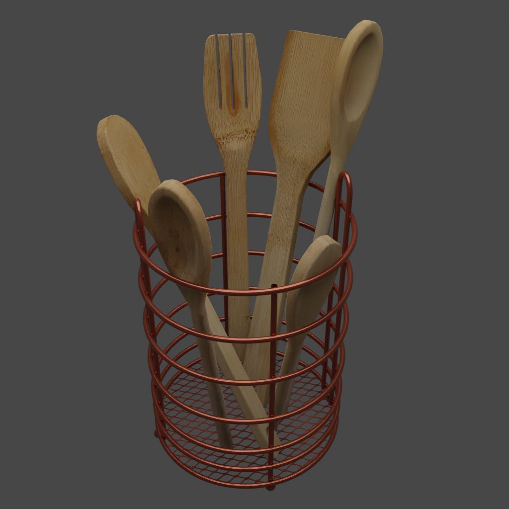 Wooden Spoons | FREE Kitchenware models | BlenderKit