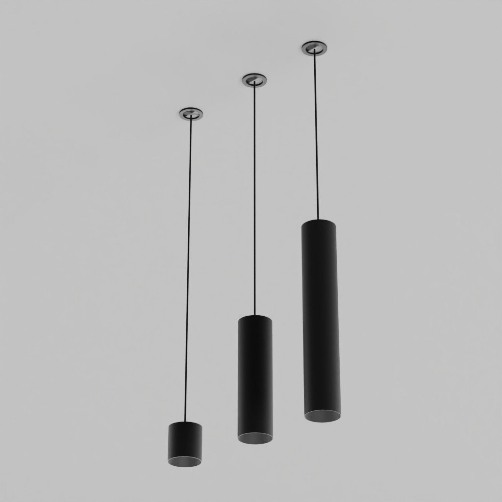 Triple ceiling | Ceiling Lights models | BlenderKit