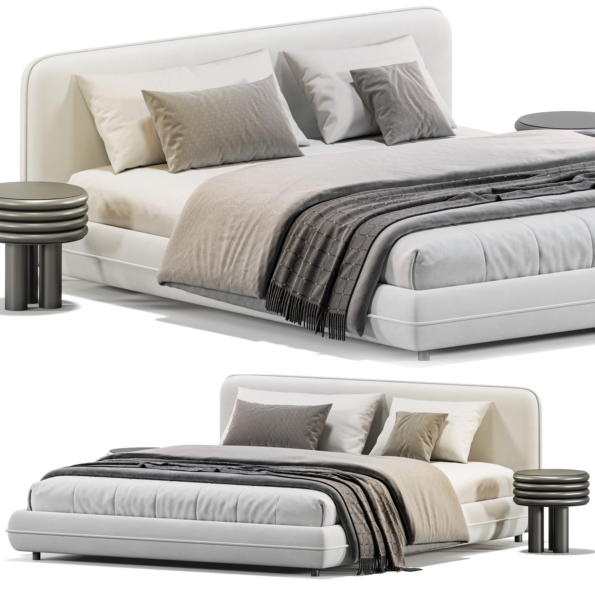 Bed KDP by delavega | Beds models | BlenderKit