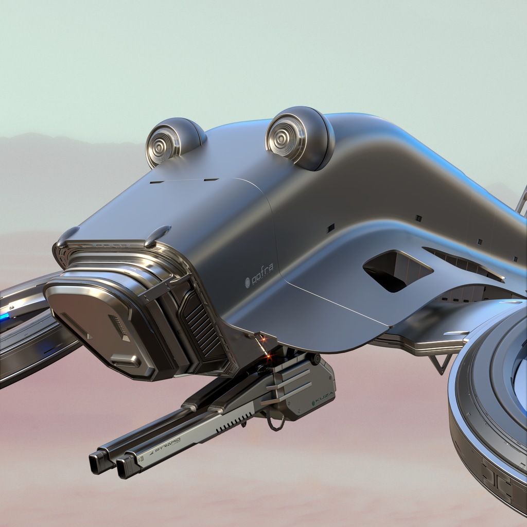 Sci-fi military drone | FREE Military Aircraft models | BlenderKit