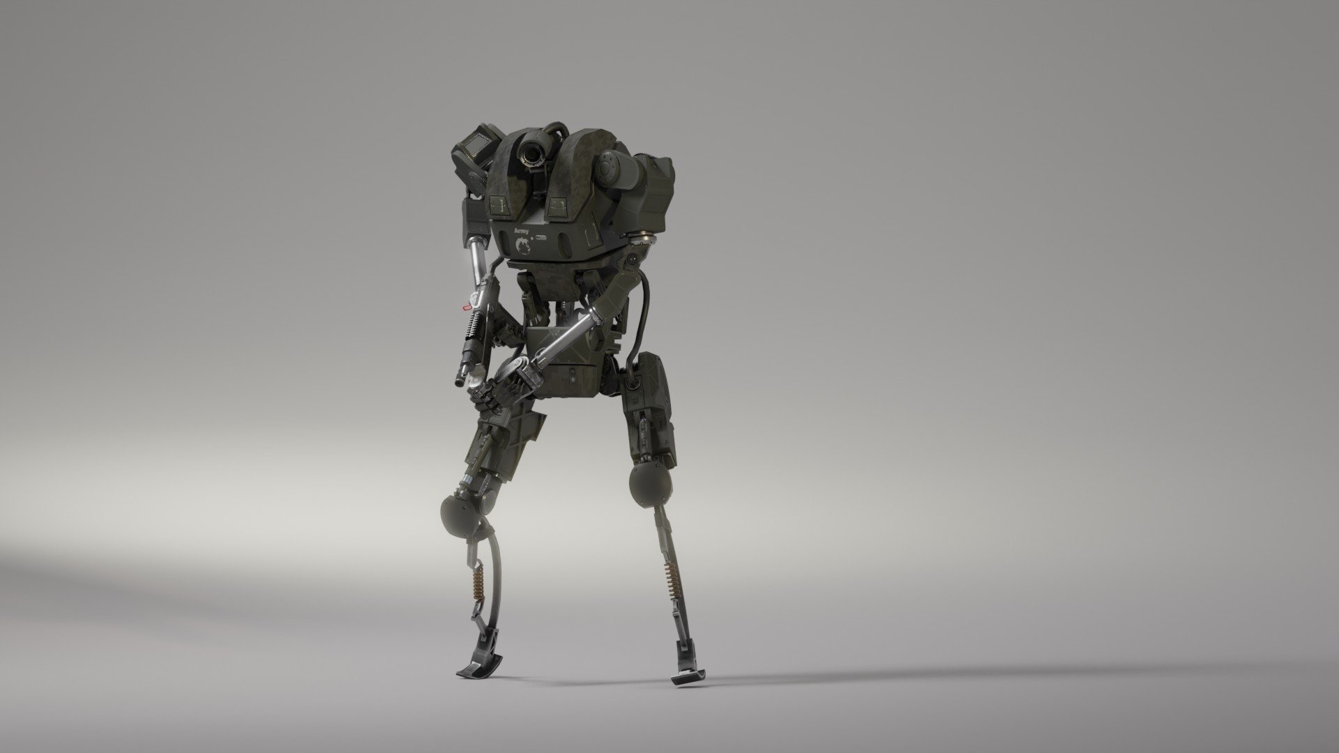Army Robot | Robots Characters models | BlenderKit