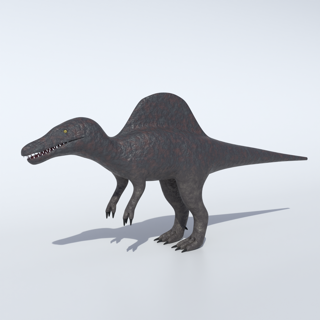 Cartoon Spinosaurus | Dinosaurs models | BlenderKit