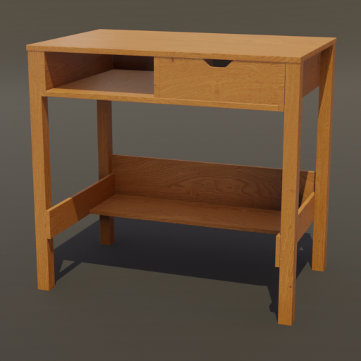 Wooden Writing Desk | Kids Tables models | BlenderKit