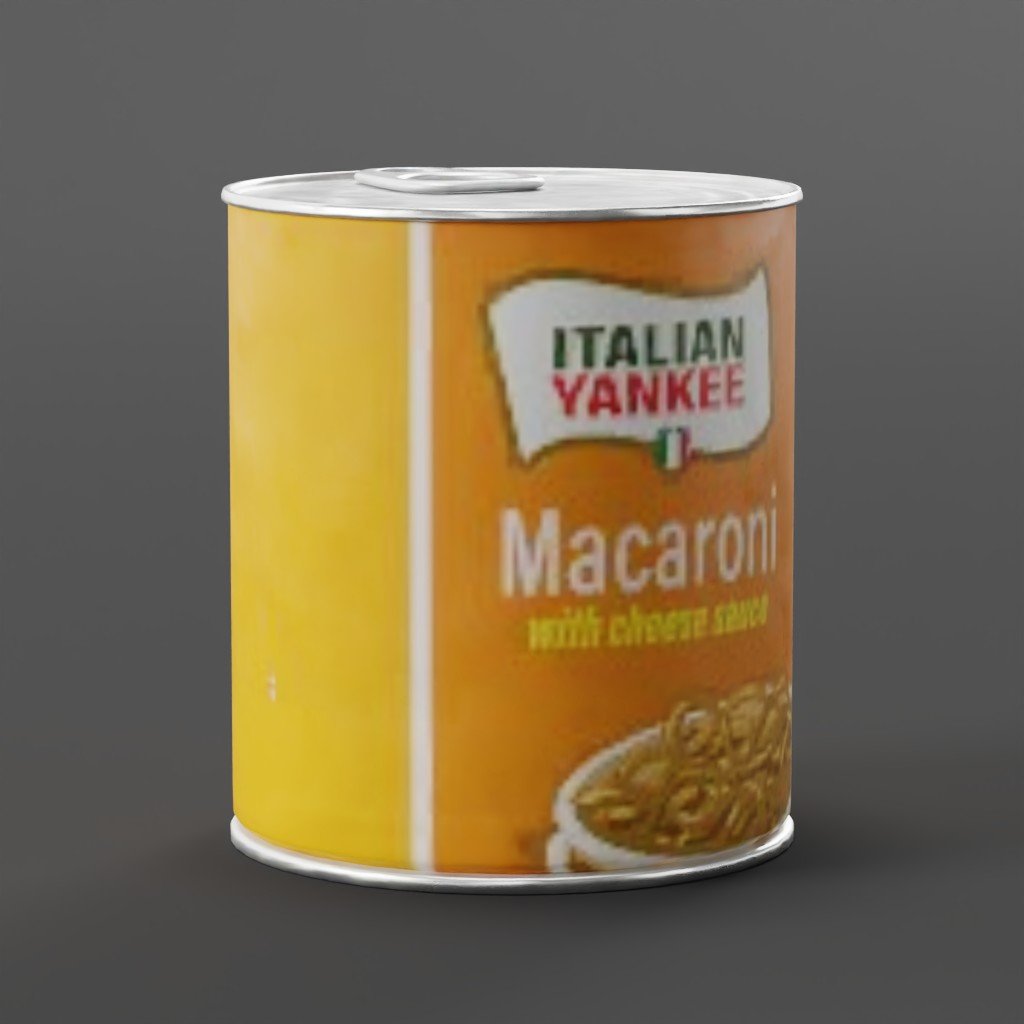 Canned Macaroni with Cheese Sauce | Kitchen Furniture models | BlenderKit