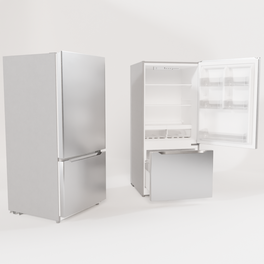 Refrigerator | Kitchen Appliances models | BlenderKit