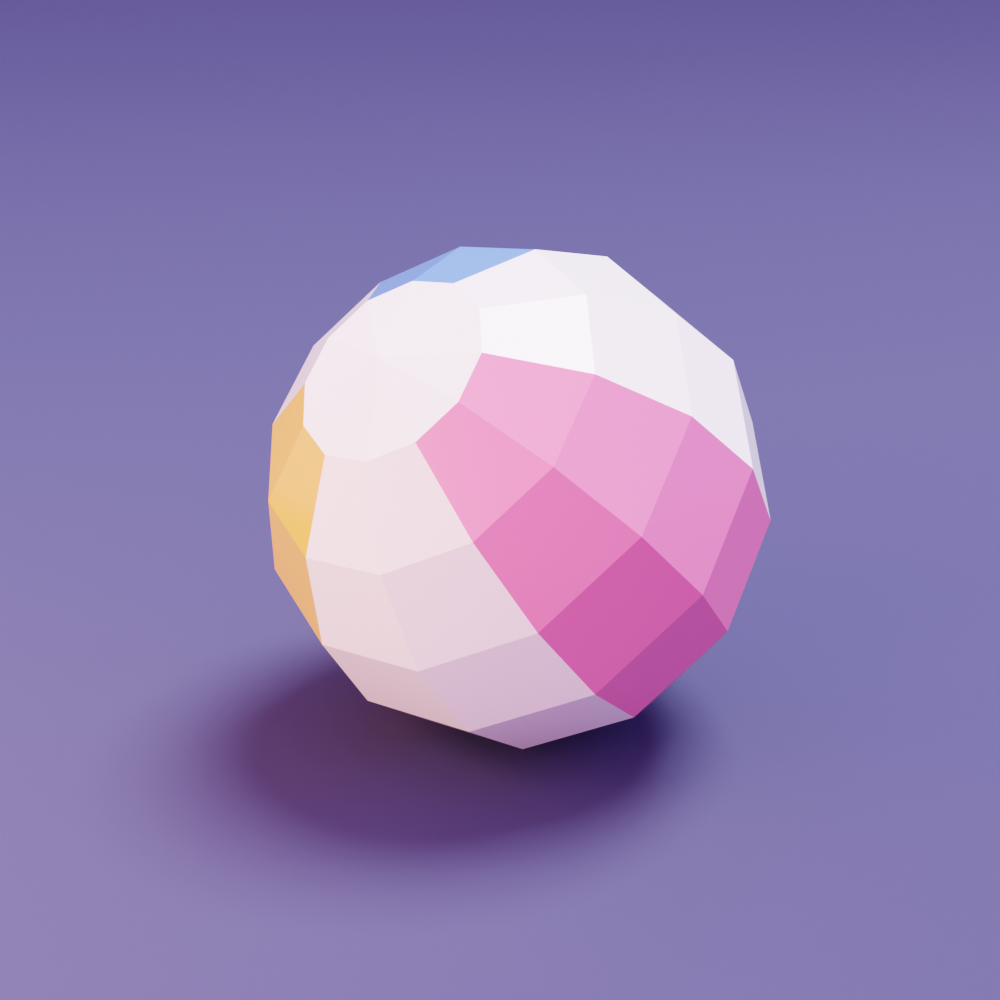 Lowpoly inflatable balloon | Hobbies & Sports 3D Models models | BlenderKit