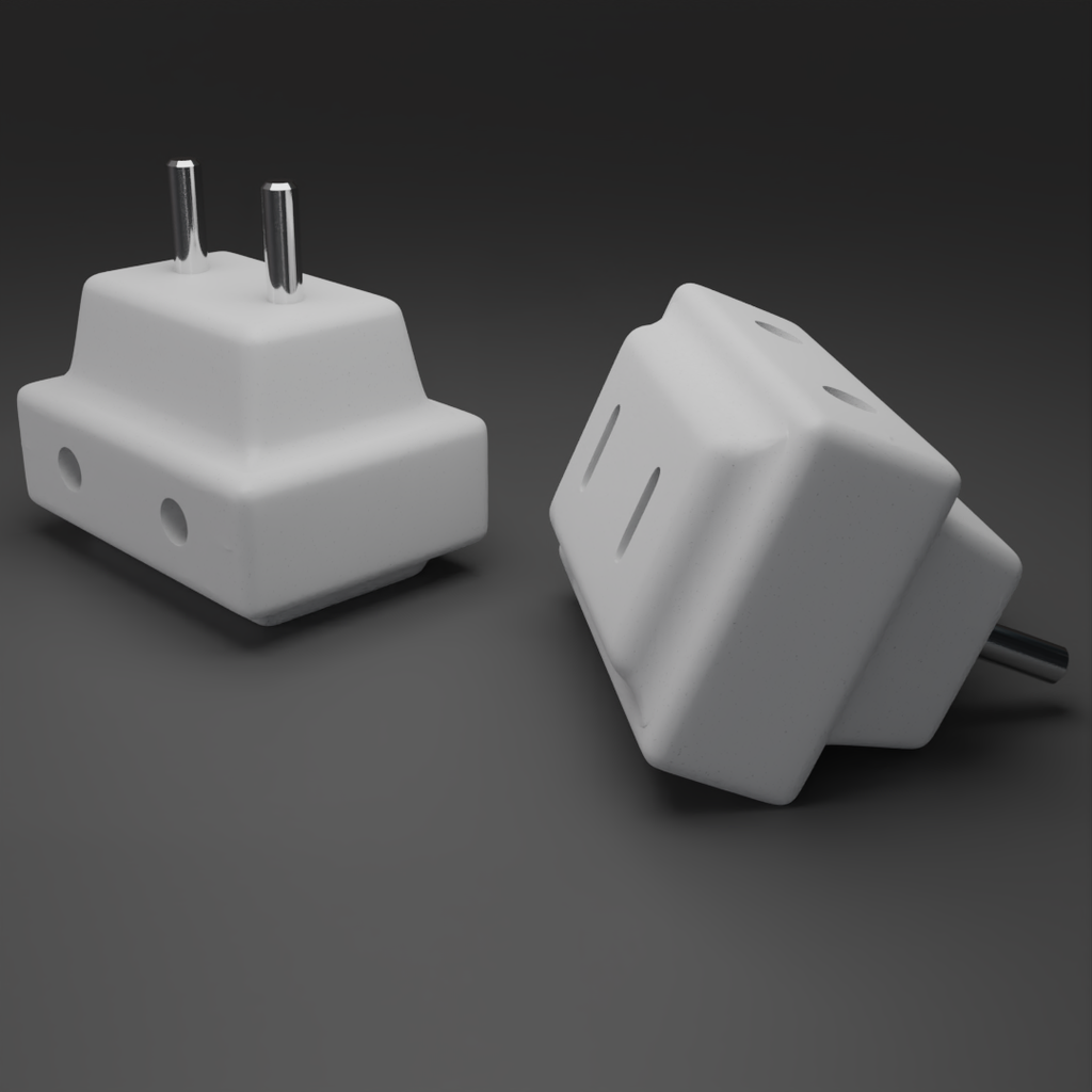 Adapter plug | FREE Miscellaneous models | BlenderKit