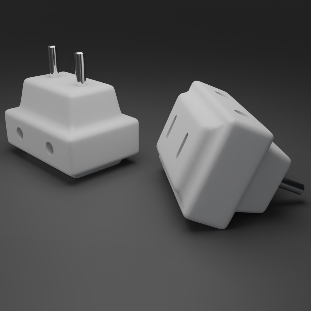 Adapter plug | FREE Miscellaneous models | BlenderKit