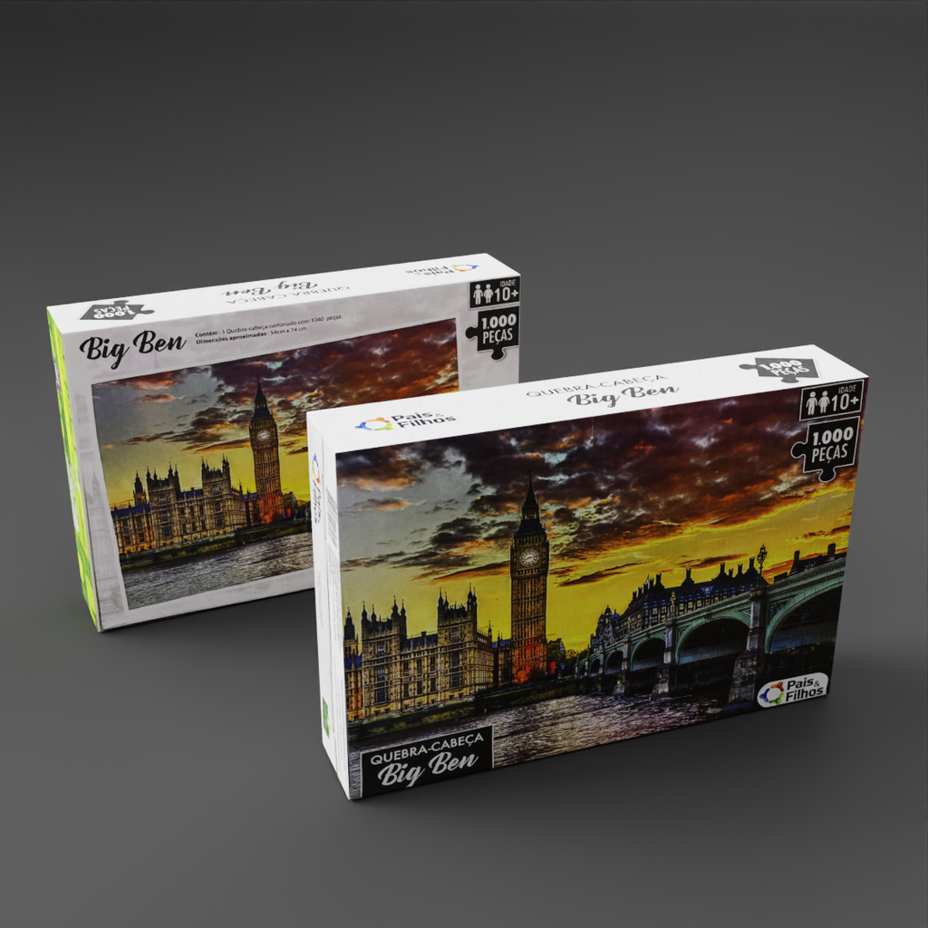 Jigsaw Puzzle Big Ben | Interior Decorations models | BlenderKit