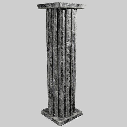 Granite Column | FREE Architecture models | BlenderKit