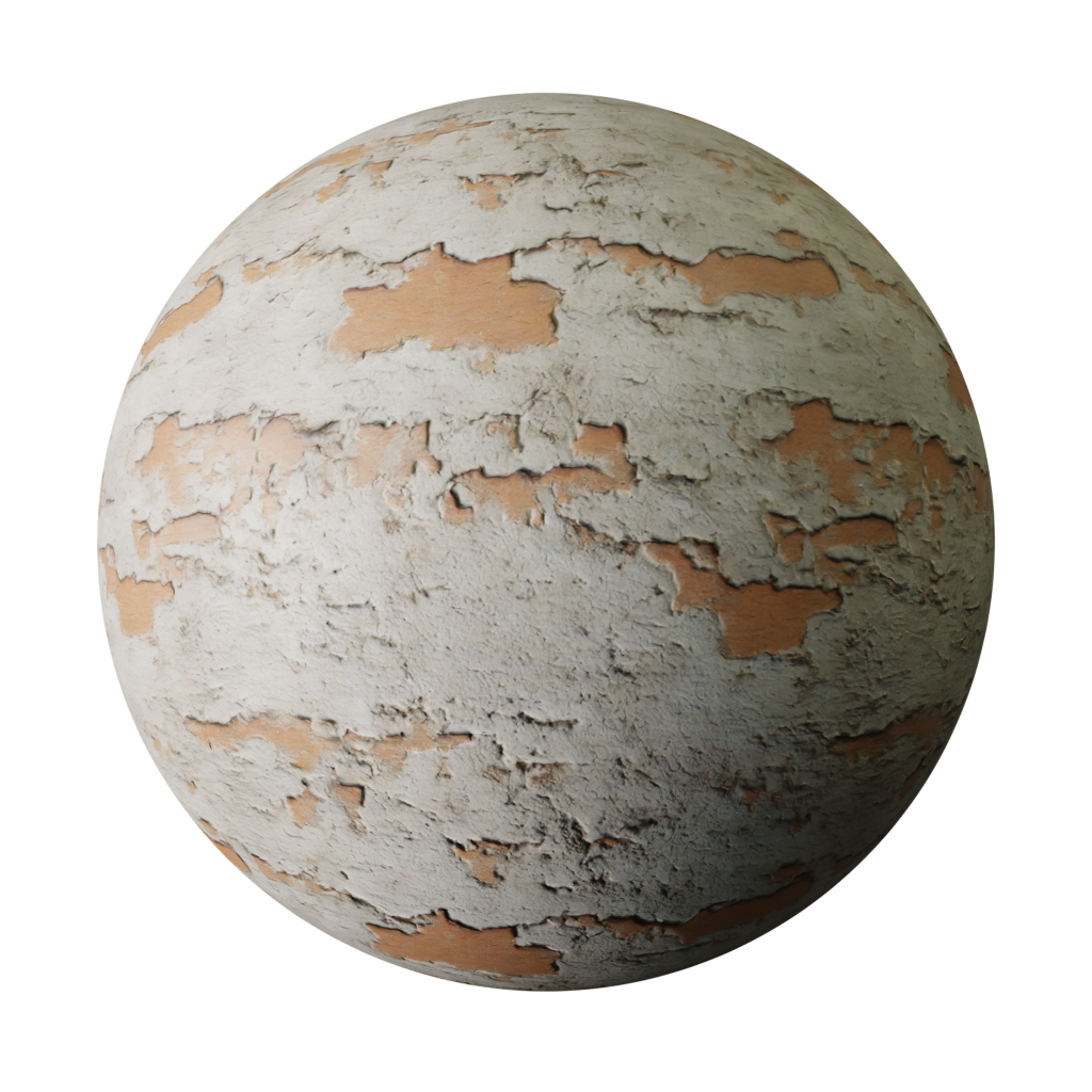 Weathered Plaster on Brick | FREE plaster materials | BlenderKit