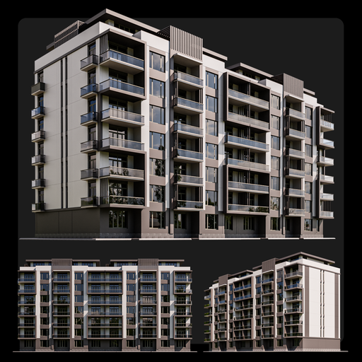 Low poly building | FREE Buildings models | BlenderKit