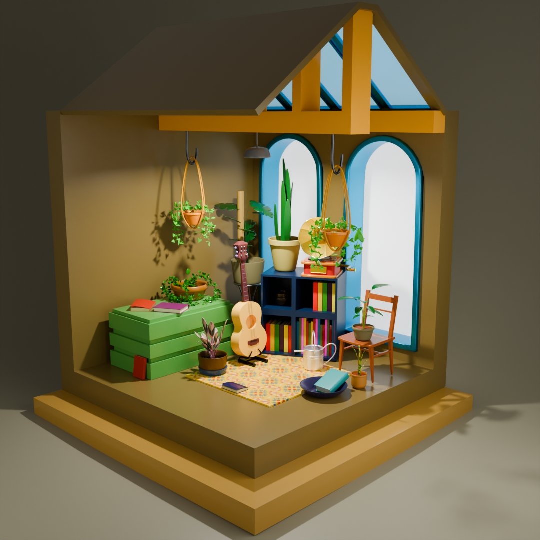 Greenhouse | Interior scenes | BlenderKit