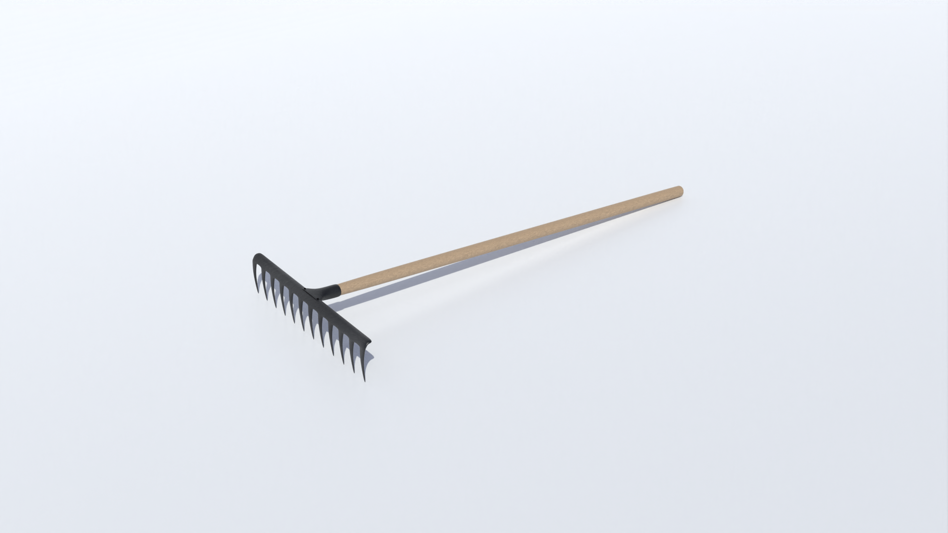 Rake | Handtools models | BlenderKit
