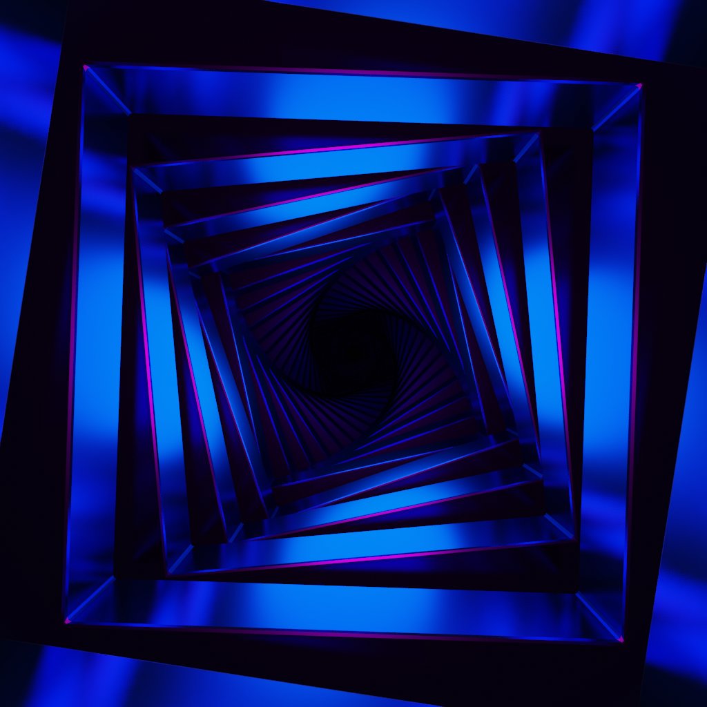 Spiral Tunnel Loop | Abstract scenes | BlenderKit