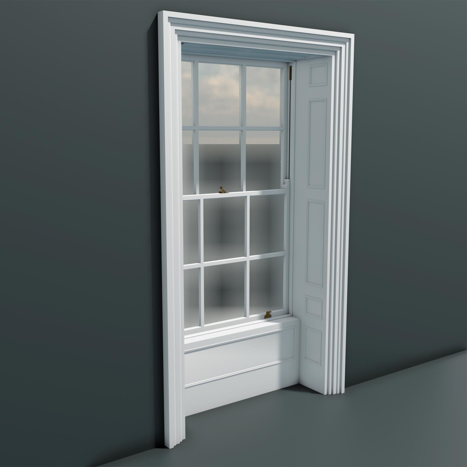 Sash Window | 3D Window models | BlenderKit