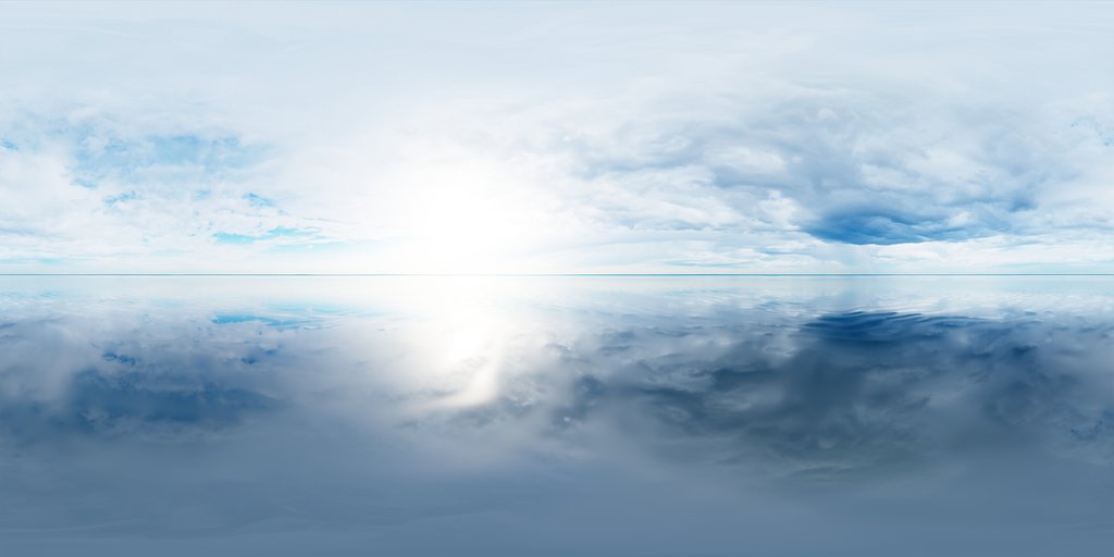 Soft Overcast Horizon Reflection | Water Environments HDRis | BlenderKit