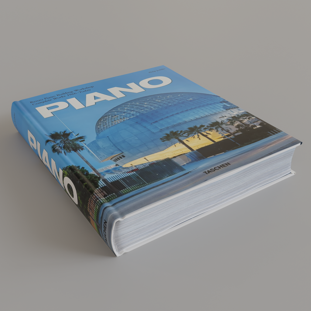Renzo Piano book | Books models | BlenderKit