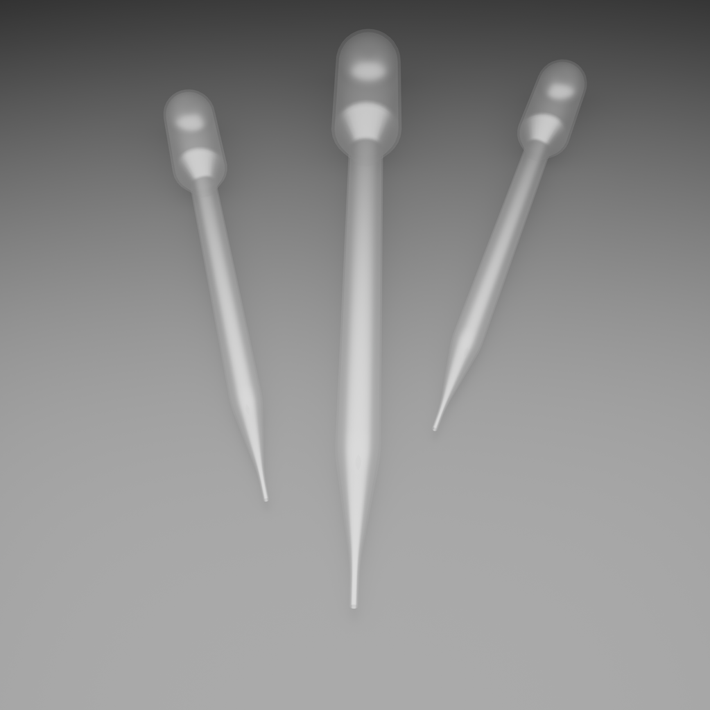 Plastic pipette | FREE Lab Equipment models | BlenderKit
