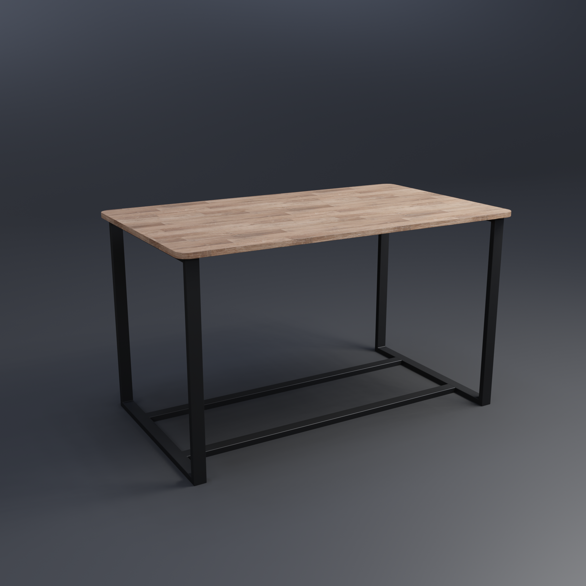 Simple MDF Desk | Tables models | BlenderKit