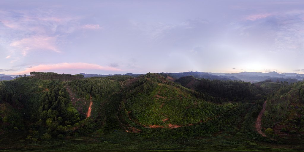 Red clouds in the morning | Holiday HDRis | BlenderKit